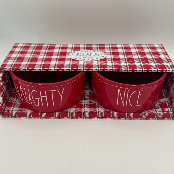 Rae Dunn | Dog | Rae Dunn Artisan Collection Ceramic Naughty And Nice ...